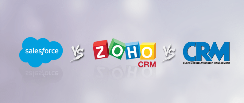 Salesforce vs Zoho CRM vs SugarCRM - Rave Digital